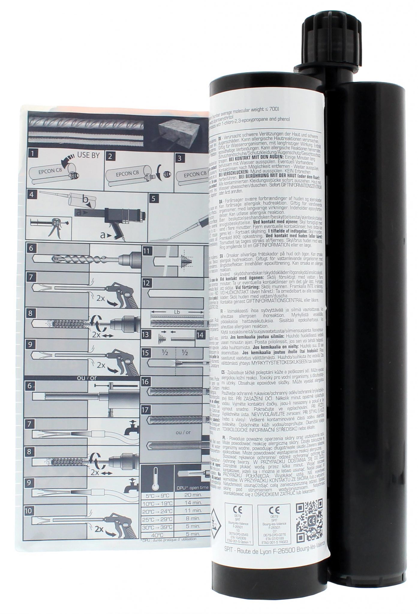 ANCLAJE QUIMICO EPCON C8 SPIT - Europer